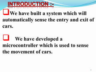 RFID based car PARKING SYSTEM | PPTX