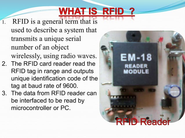 RFID based car PARKING SYSTEM | PPTX | Auto Technology | Automotive