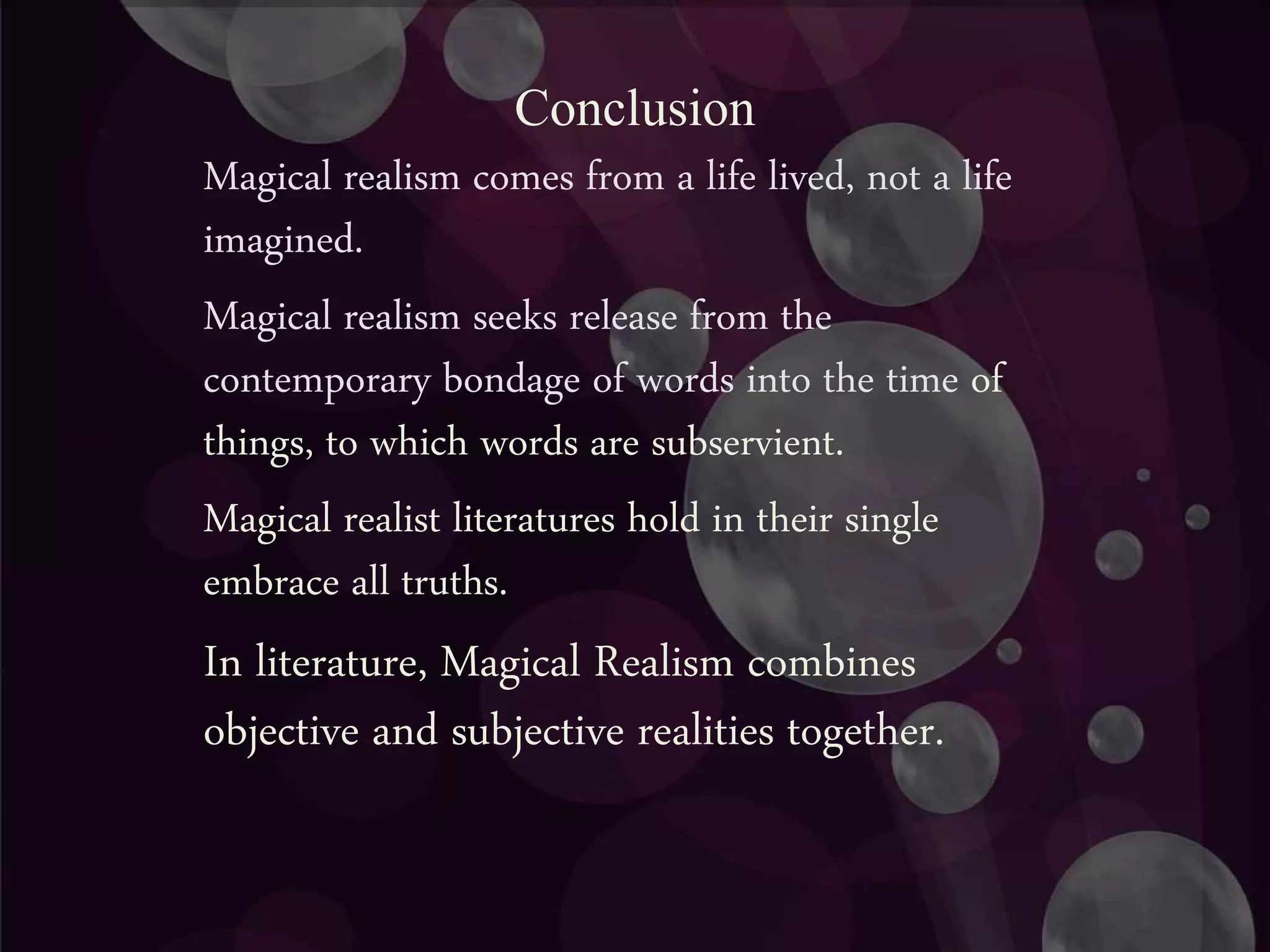 magic realism | PPTX