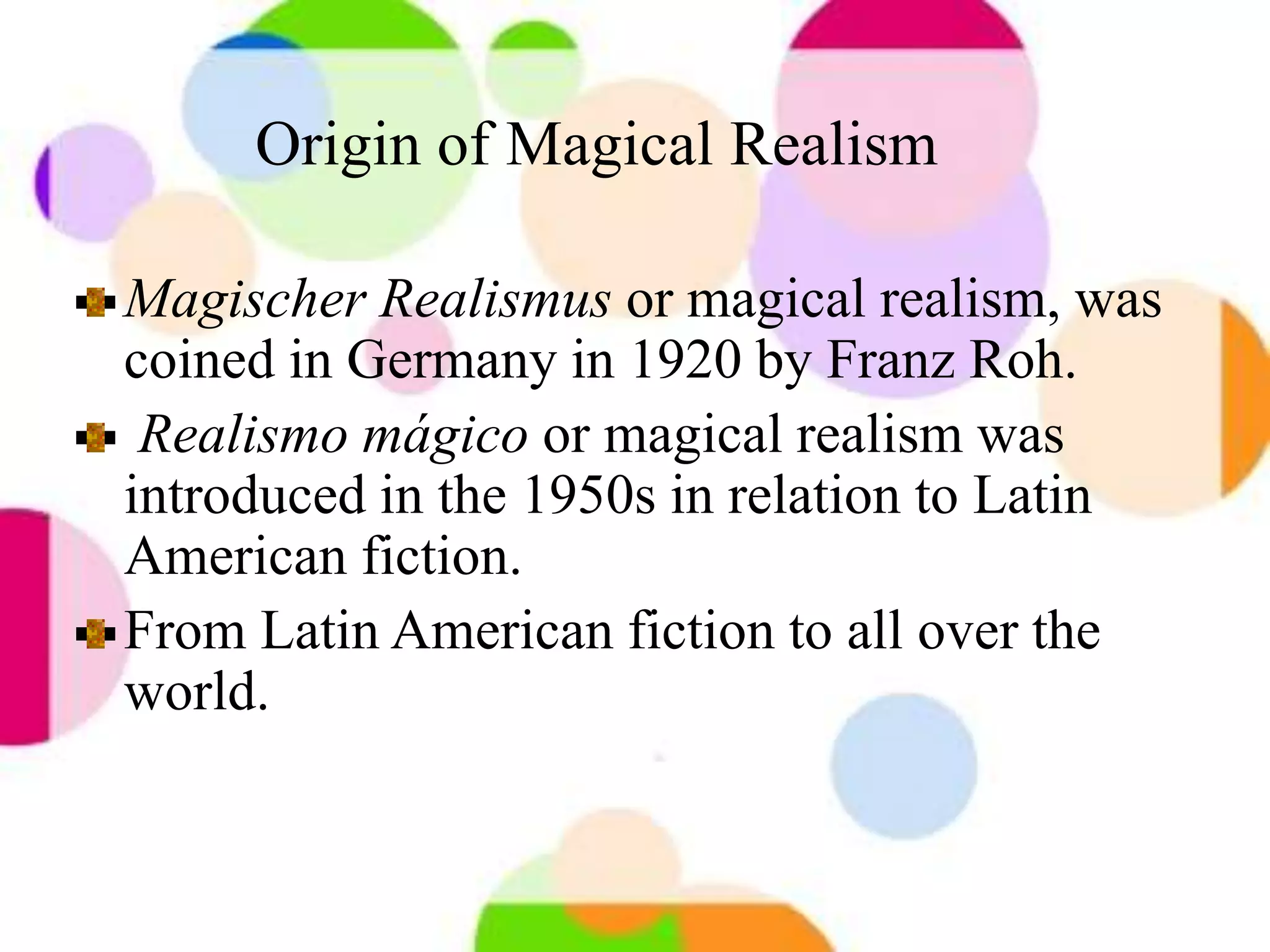 magic realism | PPTX