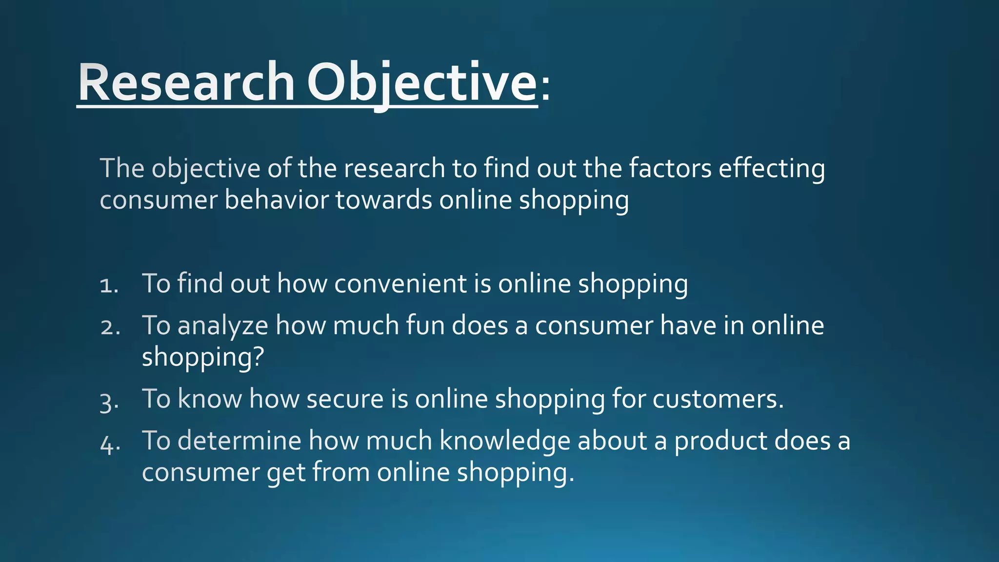 Factors affecting online shopping behavior | PPTX