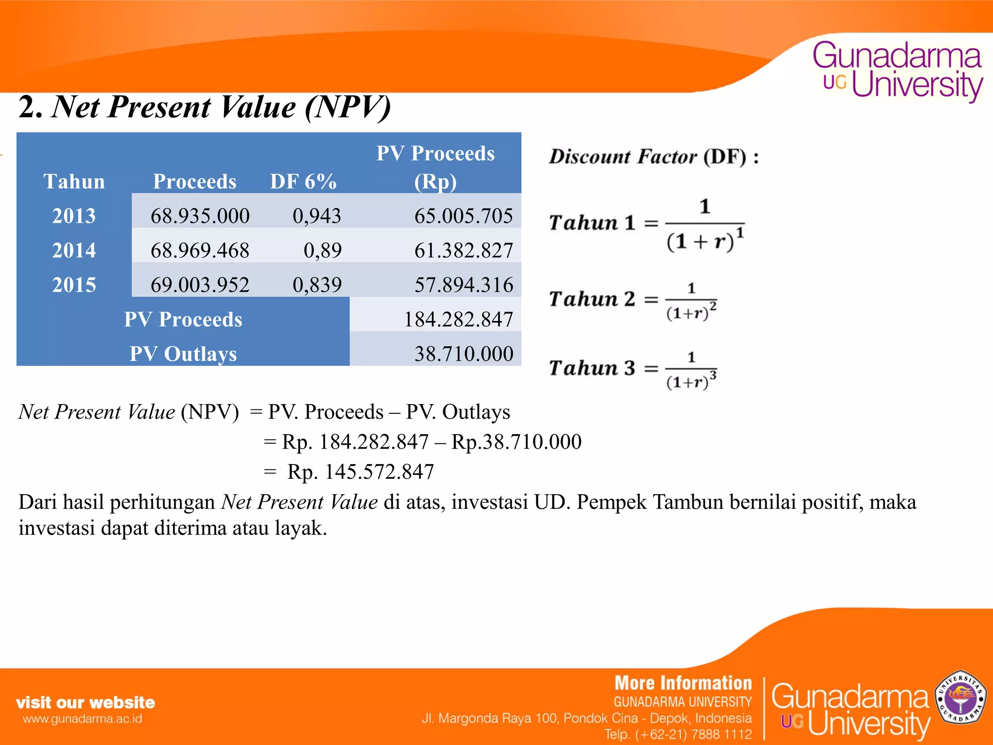 ANALISIS STUDI KELAYAKAN USAHA DAGANG PEMPEK TAMBUN | PPT