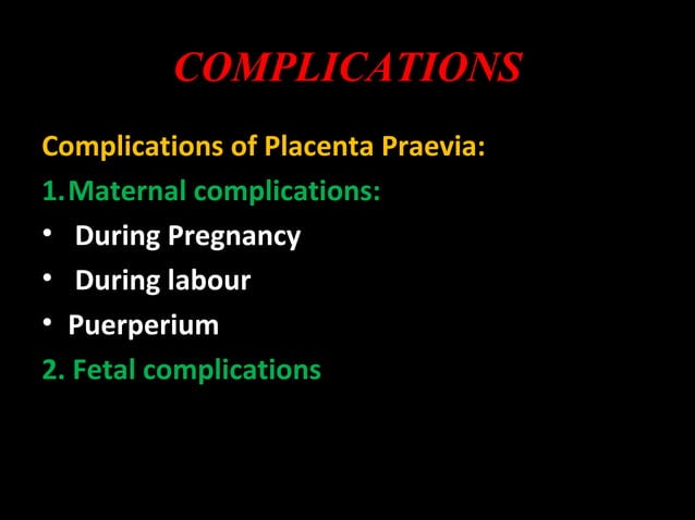 Placenta previa | PPT