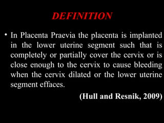Placenta previa | PPT