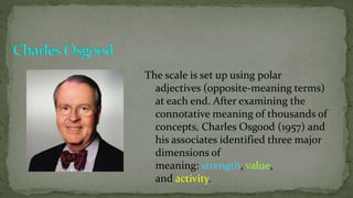 Assessment Tool: Semantic Differential Scales | PPTX