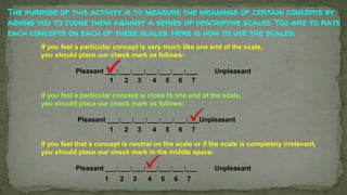 Semantic Differential Scale