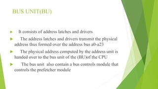 Internal structure of 8086 | PPTX