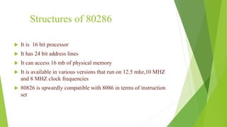Internal structure of 8086 | PPTX