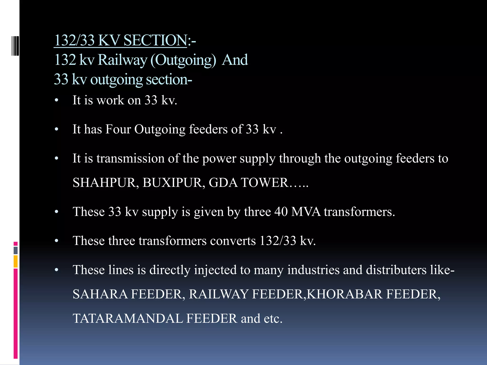 PPT ON SUMMER VOCATIONAL TRAINING ON 132/33 KV AT MOHADDIPUR, SUB-STATION, GORAKHPUR | PPTX