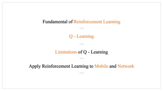 Deep Reinforcement Learning | PPT