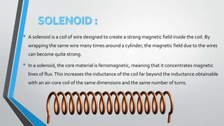 Magnetic field of solenoid | PPTX