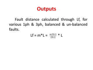 Ppt fault location | PPTX