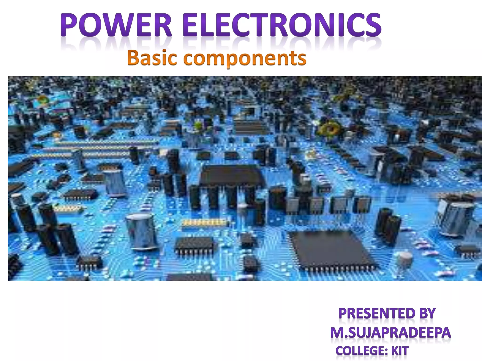 POWER ELECTRONICS | PPT