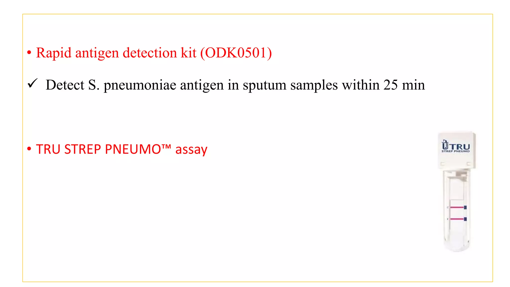 Streptococcus pneumonia and its Rapid Detection Method | PPT