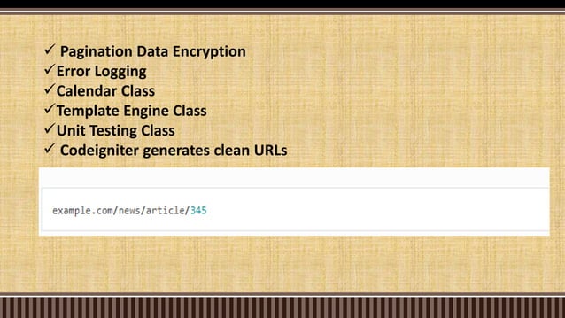 codeigniter | PPTX | Web Development | Internet