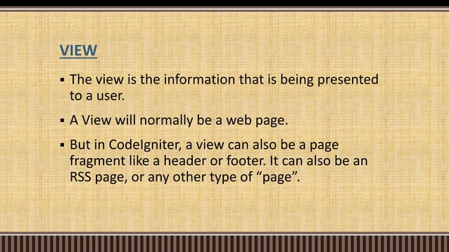 codeigniter | PPTX | Web Development | Internet