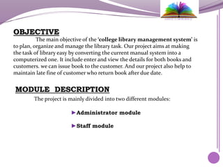 College Library Management System | PPTX