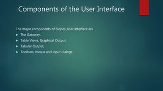 OASYS SOFTWARE (analysis of factor of safety) | PPTX