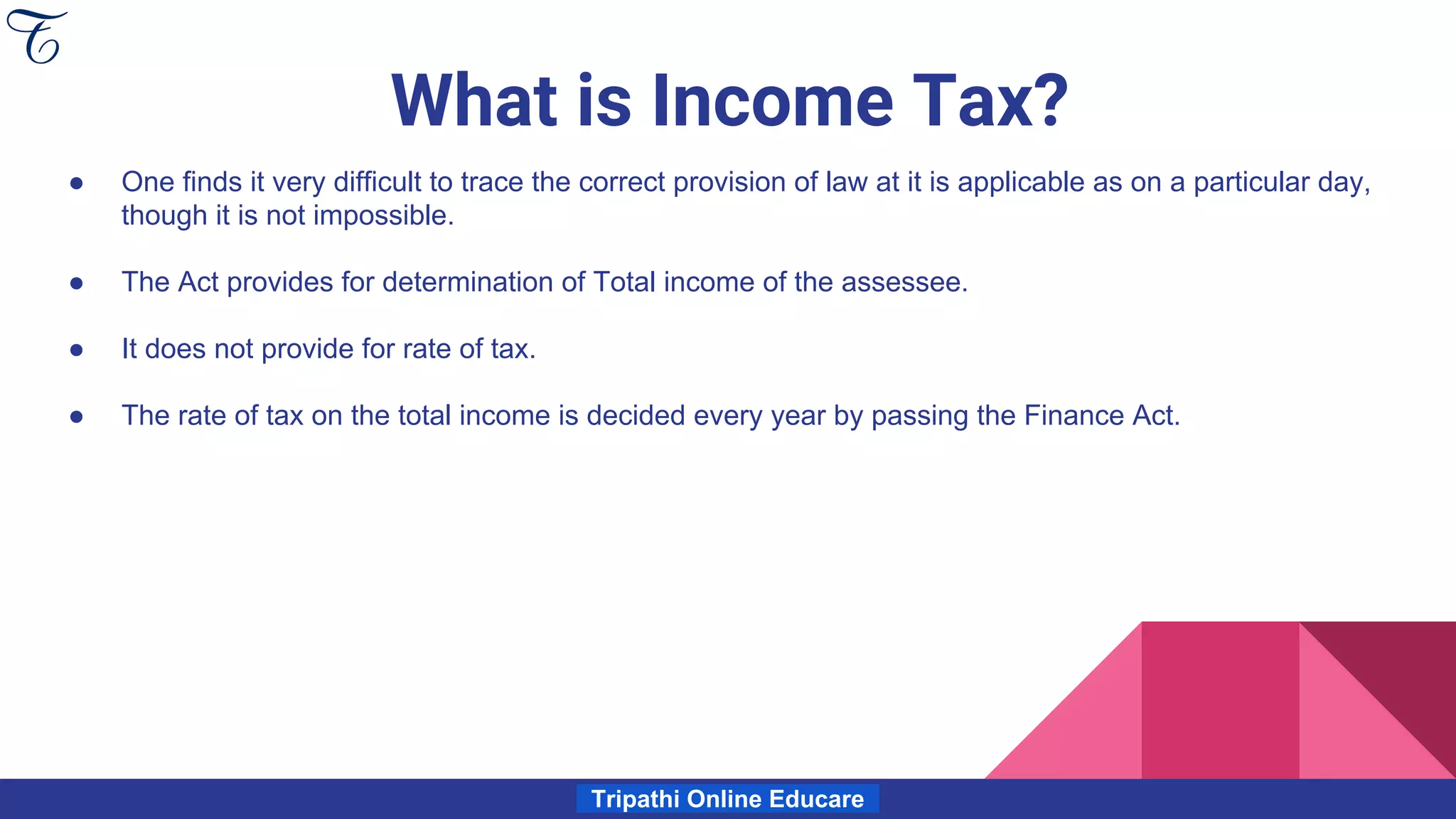 Introduction to Income Tax | PPT