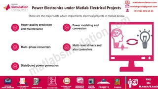 MATLAB Projects for Electrical Engineering Research Assistance | PPT