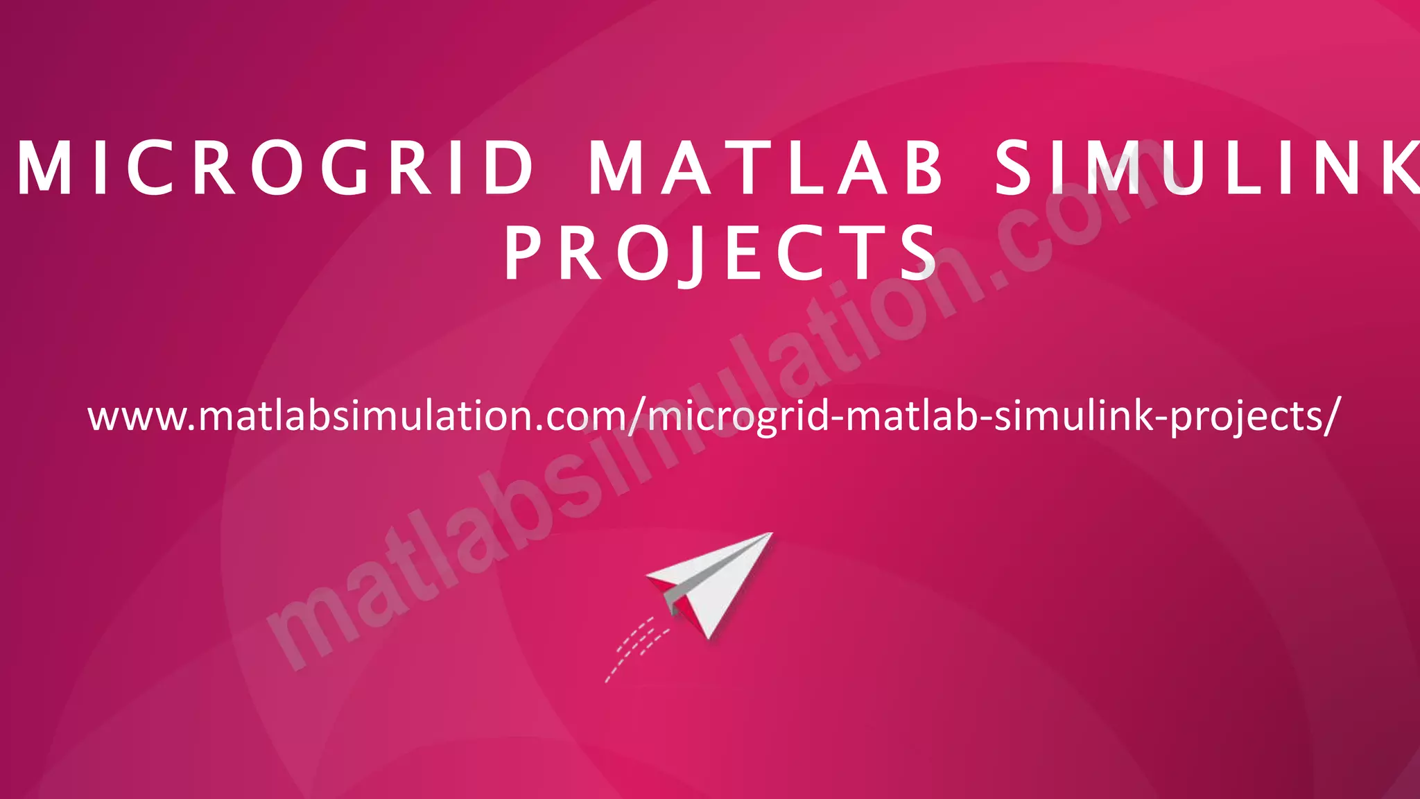 Microgrid Matlab Simulink Research Projects | PPT