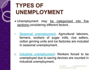 Ppt.unemployment. jins joseph | PPTX