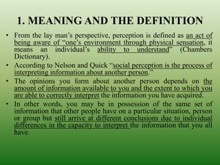 Ppt. perception. jins joseph | PPT