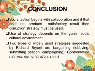 Ppt. strategies of social action. jins joseh | PPTX
