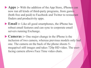 power point Presentation on I Phone | PPTX
