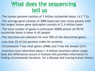 Human genome project | PPT