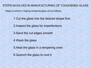 What is Toughened glass ! | PPT