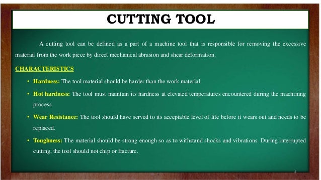 Effect Of Machining Parameters On Tool Life