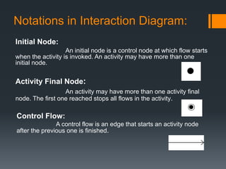 Interaction overview and Profile UML Diagrams | PPTX