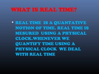 Real time system | PPT