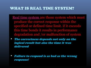 Real time system | PPT