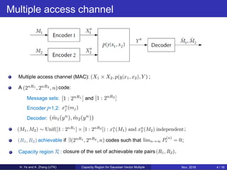 Capacity Region for Gaussian Vector Multiple Access Channel | PDF | Computer Networking | Computing