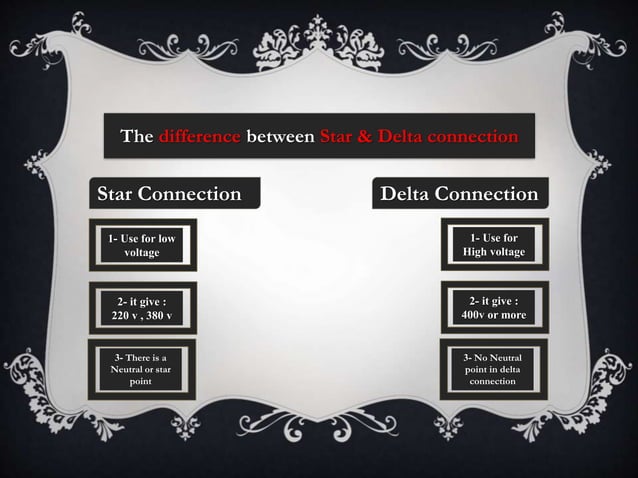 Star & Delta Connection | PPTX | Consumer Electronics | Technology ...