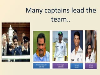 INDIAN CRICKET TEAM | PPTX