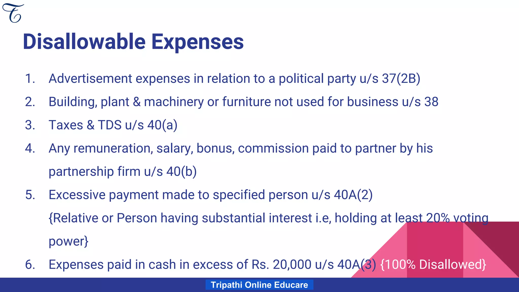Income from Business & Profession | PDF