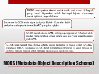 Kerangka konseptual 3 aspek metadata | PPTX