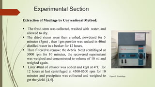 A Comparative Study of Conventional and Microwave Assisted Extraction ...