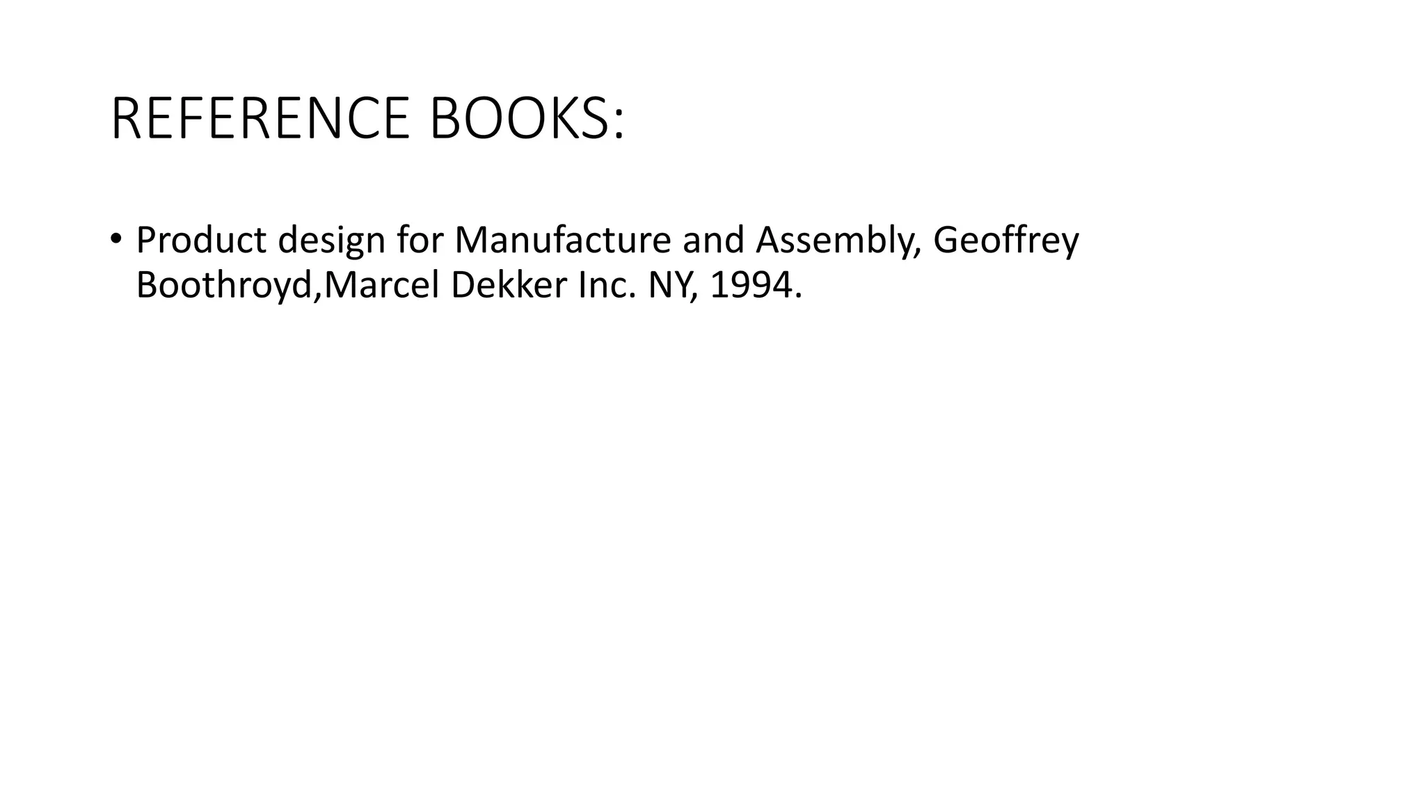 PRIMARY PROCESS/MATERIAL SELECTION | PPT