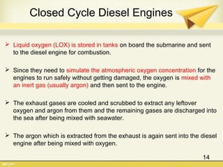 Air Independent Propulsion for Submarines | PPT