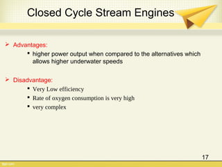 Air Independent Propulsion for Submarines | PPT