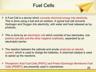 Air Independent Propulsion for Submarines | PPT