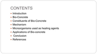 Bio-Concrete | PPTX