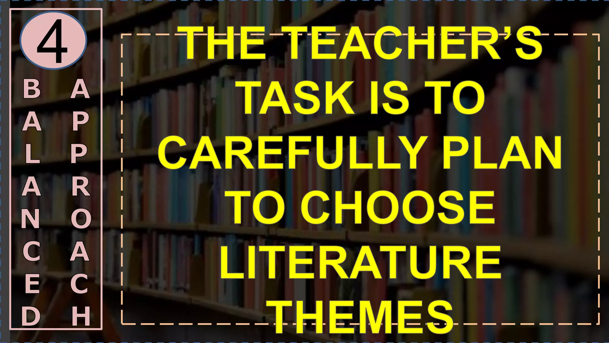 BASAL READER APPROACH, LITERATURE-BASED APPROACH, LANGUAGE EXPERIENCE ...
