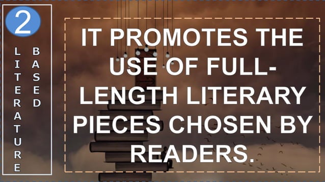 BASAL READER APPROACH, LITERATURE-BASED APPROACH, LANGUAGE EXPERIENCE ...