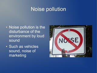 What is pollution | what are the types | | ODP
