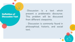 Discussion Text and Announcement (English Material for National ...